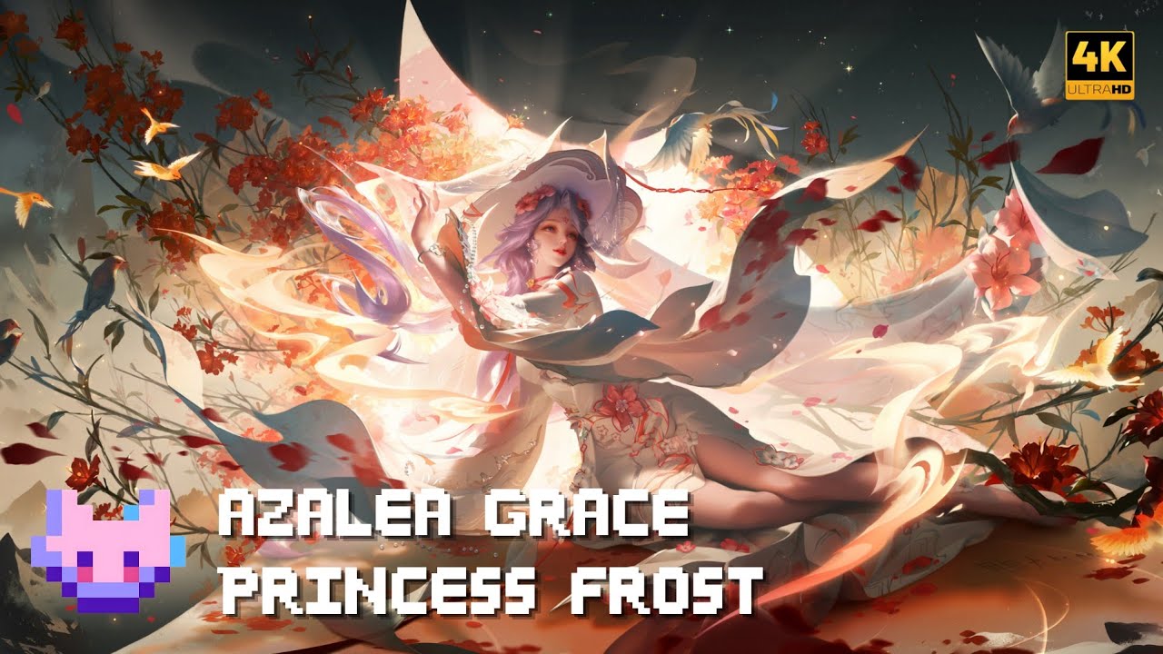 Azalea Grace Princess Frost • Legend Skin • Honor of Kings - YouTube