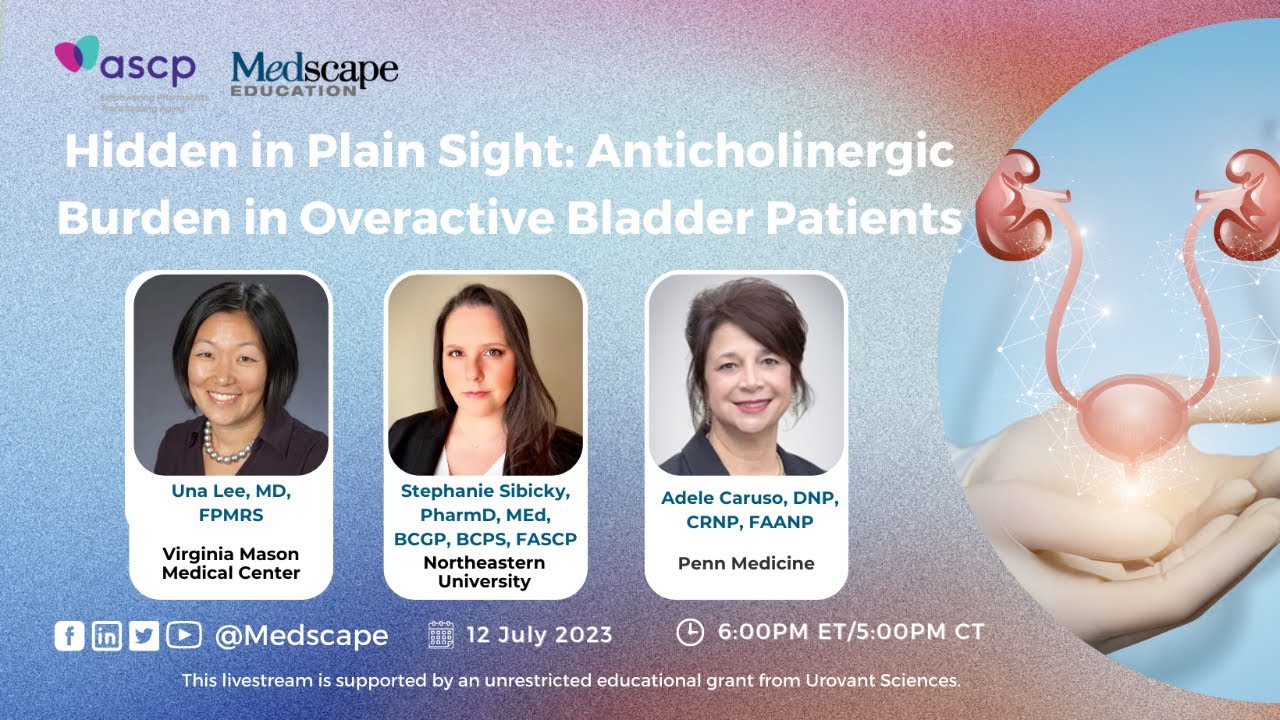 Anticholinergic Burden in Overactive Bladder Patients - YouTube