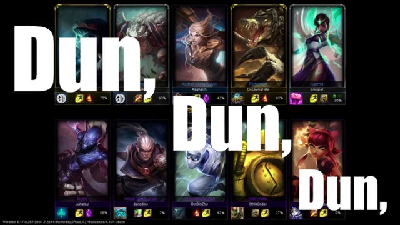 League of Legends Pregame Lobby Shenanigans #1 - YouTube