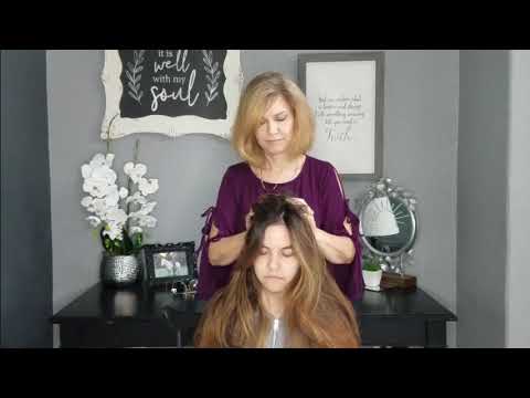 ASMR Hair Brushing with Ponytail and Princess - YouTube