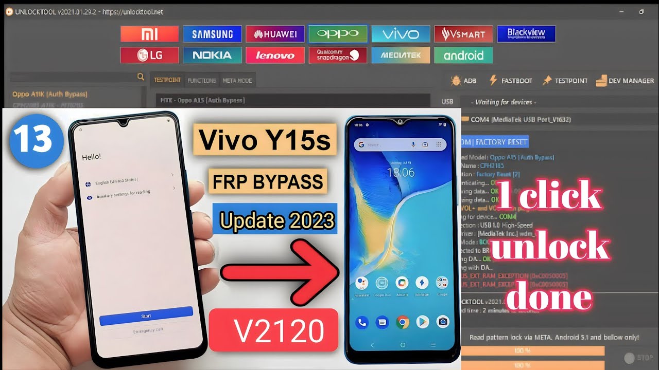 vivo y15s frp unlock | vivo v2120 easy method frp unlock tool | y15s ...