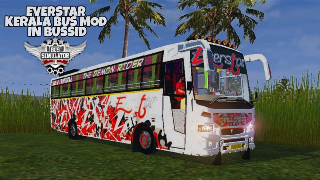 EVERSTAR Kerala Bus Mod In Bus Simulator Indonesia - Bussid Bus Mod ...