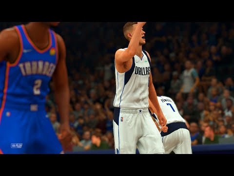 NBA 2K22 - Oklahoma City Thunder vs. Dallas Mavericks [1080p 60 FPS]