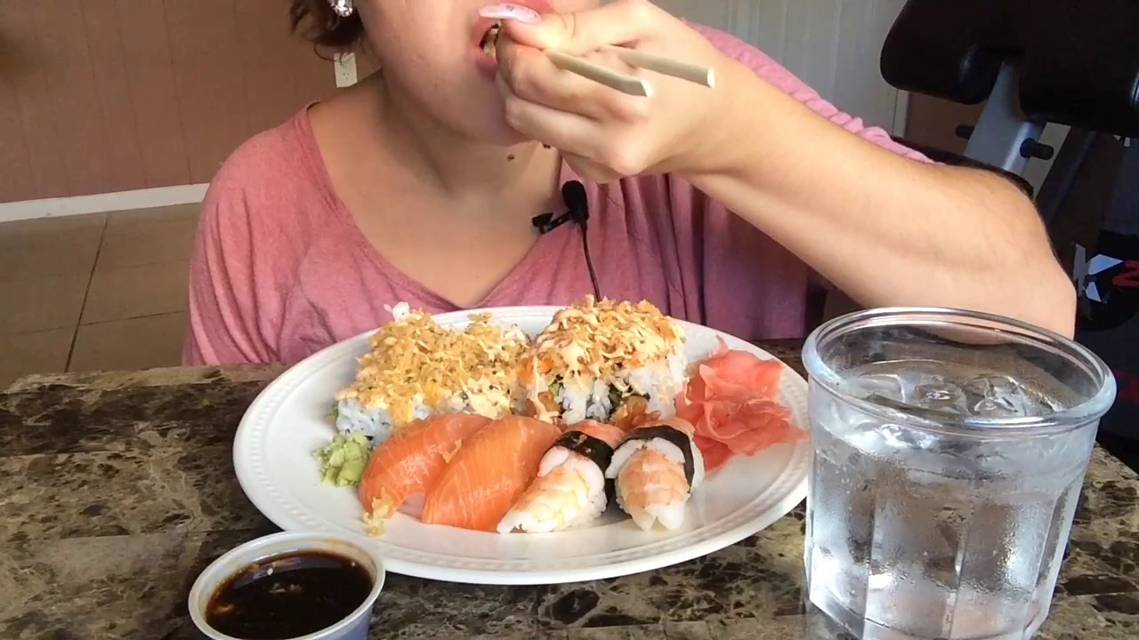 Asmr Sushi And Nigiri No Talking Eating Show Youtube