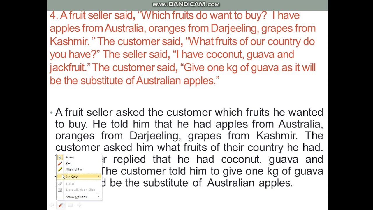 Passage Narration exercise, Part 2, Class: 8 to 12 by Masud Rana - YouTube