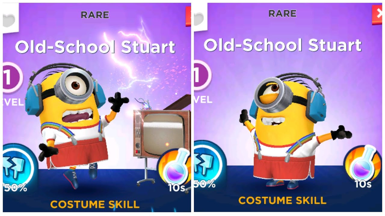 Minion Rush Old-School Stuart - YouTube