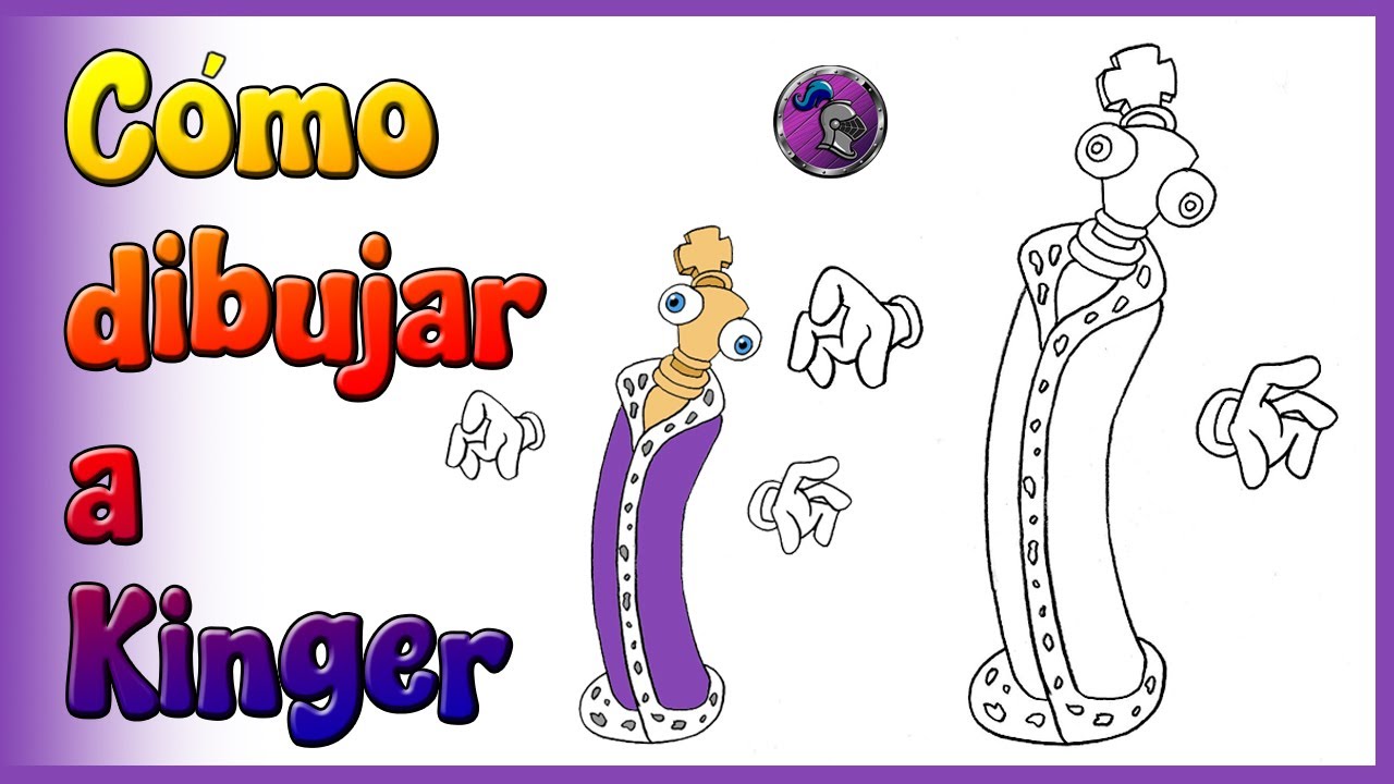 🤡 Cómo dibujar a KINGER🤡 how to draw KINGER ️Asombroso Circo Digital ...