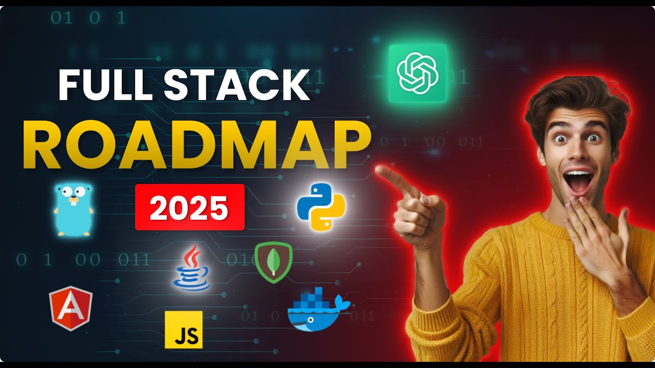 Full Stack Developer Roadmap 2025 | Web Dev + DevOps + AI #FullStackDeveloper #Roadmap2025 # ...