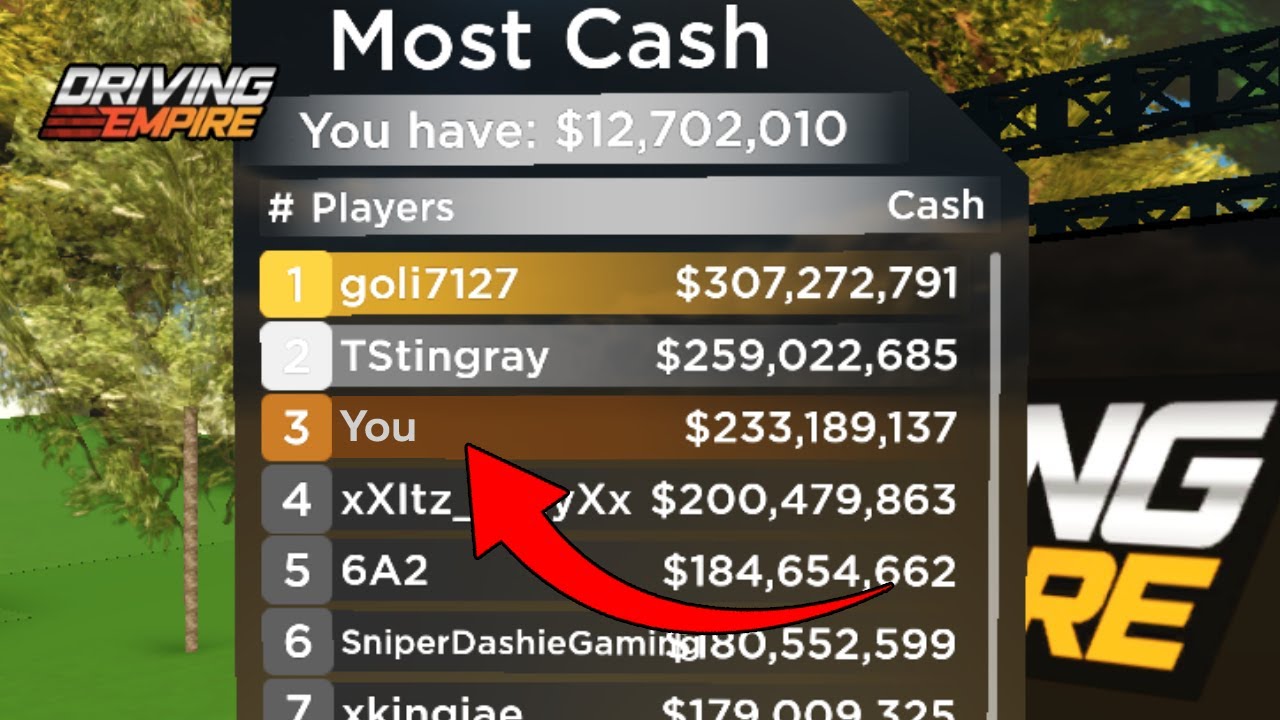 HOW To 'Possibly' Rank In The LEADERBOARDS! (Driving Empire) - YouTube