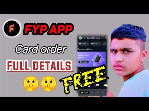 fyp card order kaise kare ।।fyp card ।। fyp card unboxing ।। akd choudhury, - YouTube
