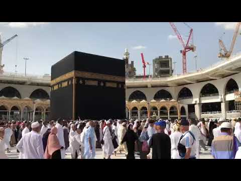 Kâbe den ikindi ezanı Şeyh Haşim Es-Sekkaf