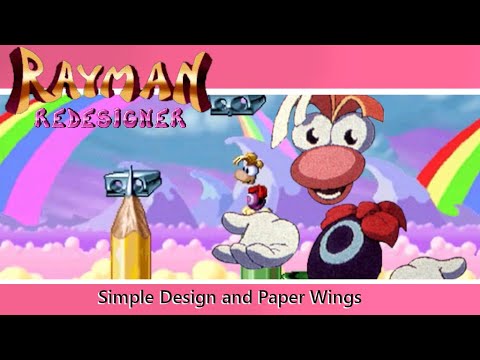 Rayman Redesigner Simple Design and Paper Wings - YouTube