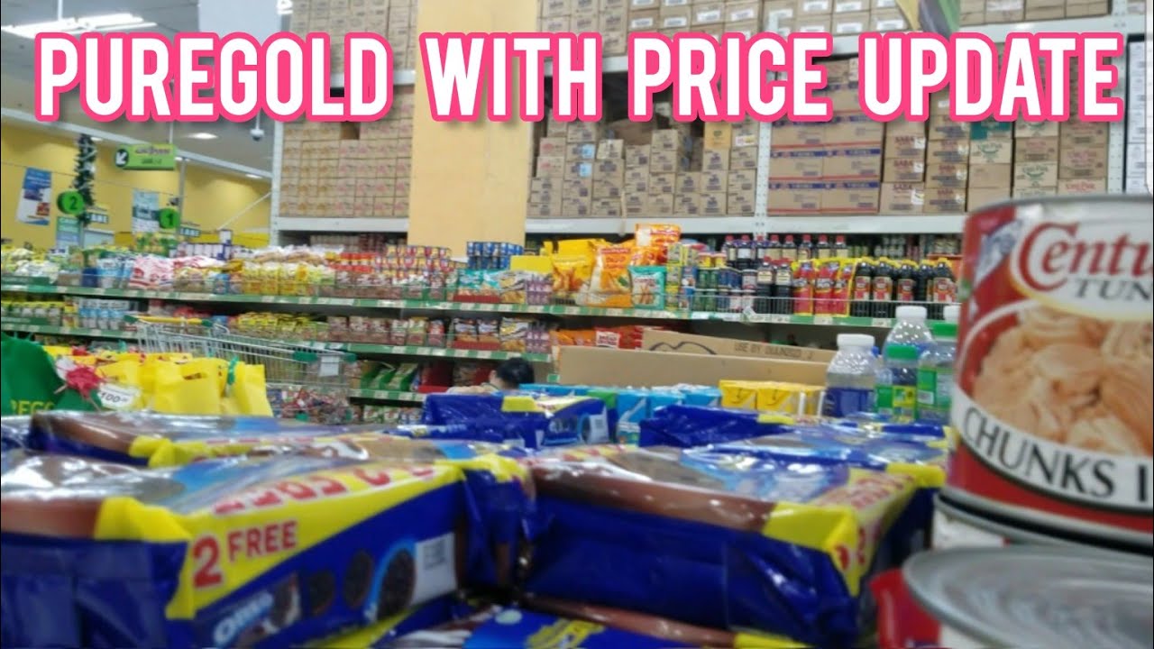 PUREGOLD PRICE UPDATE // PHILIPPINES SUPERMARKET - YouTube