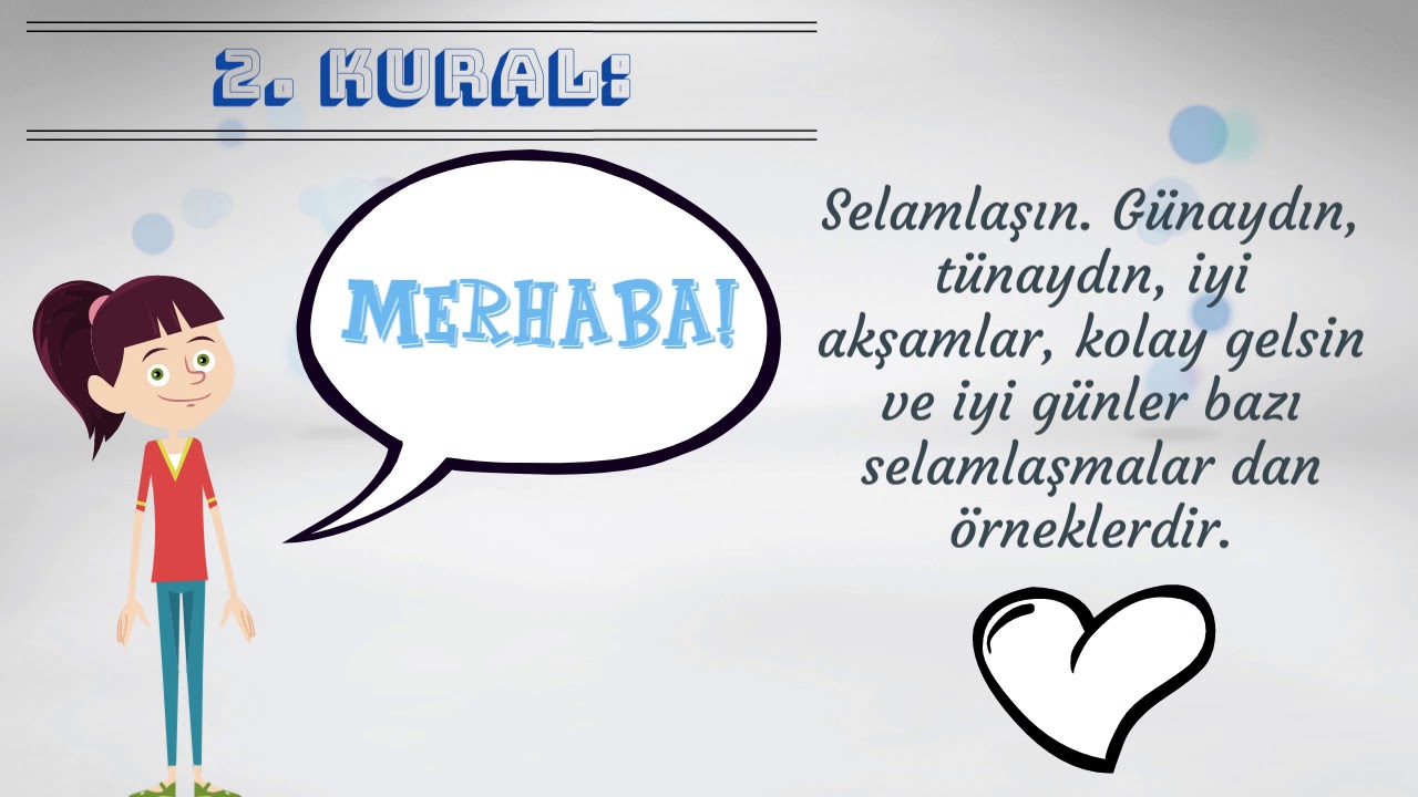 Nezaket Kuralları - YouTube