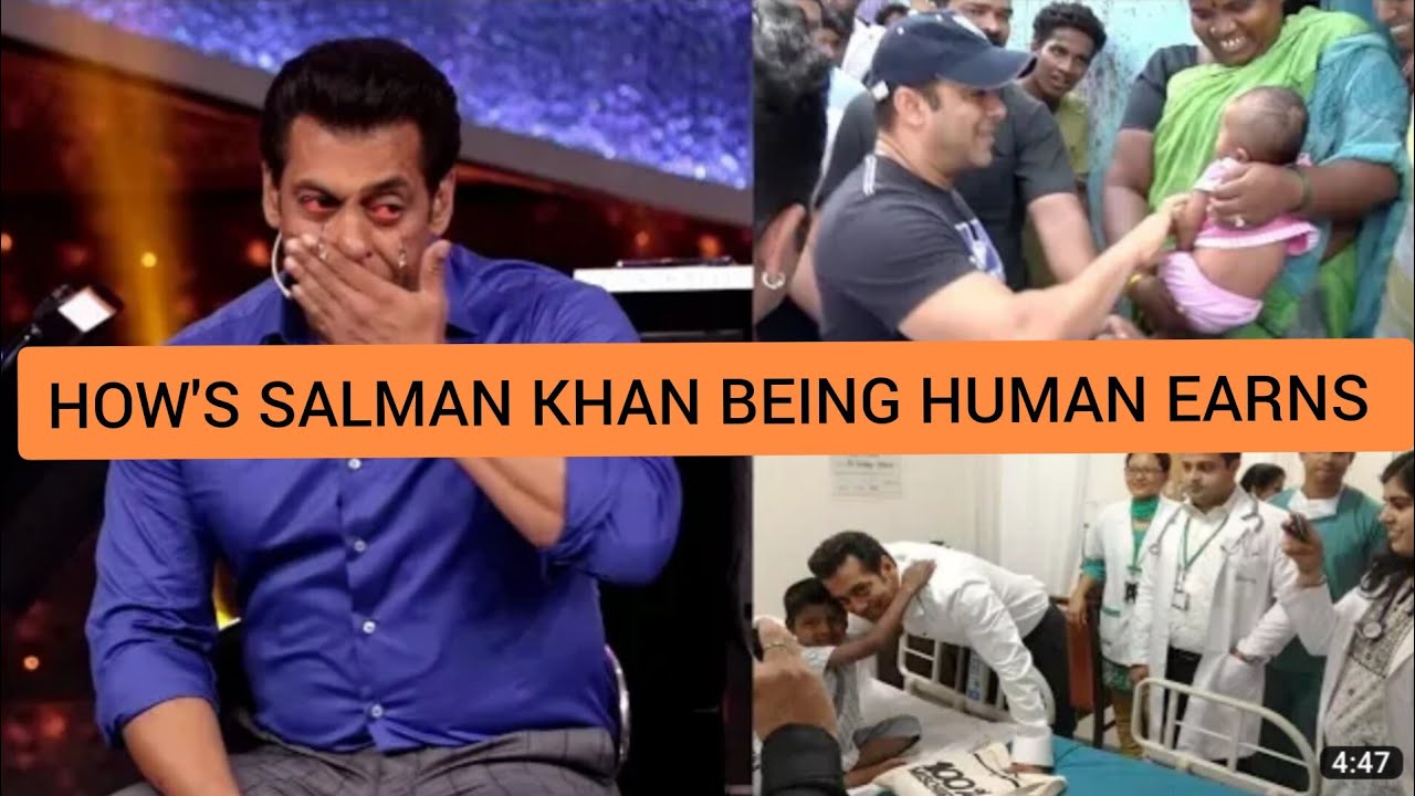 How does salman khan ngo being human earn? #salmankhan #beinghuman ...