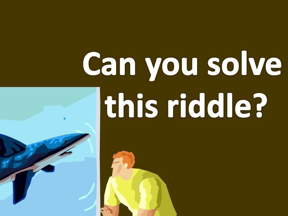 Riddle #351 - The aquarium - YouTube