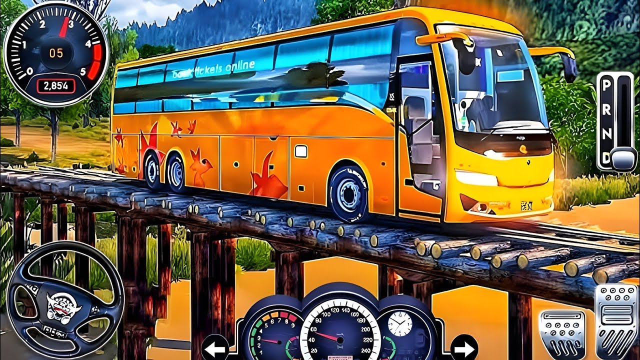 Offroad Coach Bus Driving 2025 - Bus Driving Euro Coach Bus - Android ...