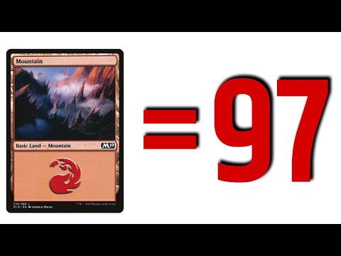 Commander Deck With 97 Mountains - YouTube