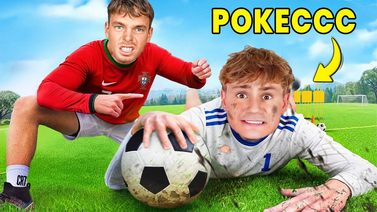 UČÍM Youtubery FOTBAL... | Pokeccc - YouTube