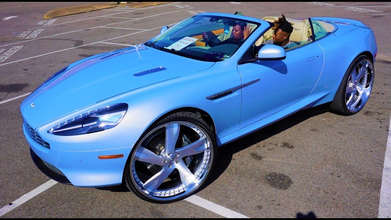 FIRST IN THE WORLD ASTON MARTIN DB9 ON 26" RUCCI Forged - YouTube