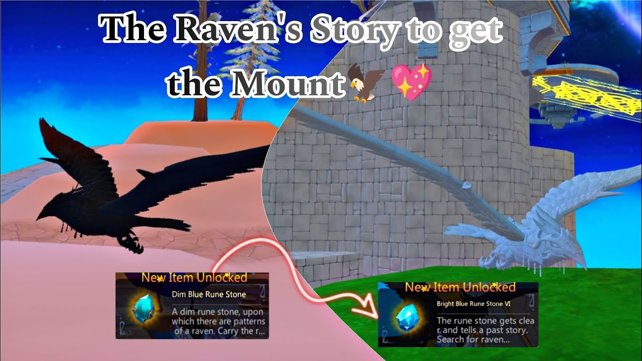 The Raven's Story to get the Raven's Mount... Part 1🦅💖 | Utopia Origin ...