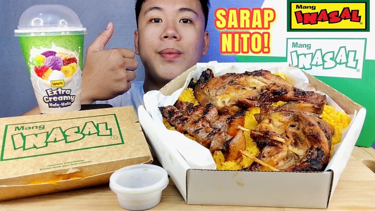 MANG INASAL FAMILY FIESTA MUKBANG | Mang Inasal Menu Mukbang | Pinoy ...