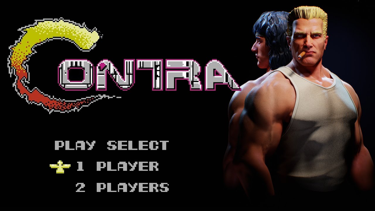 Contra - 3D Remake of 8 bit classic from NES - YouTube