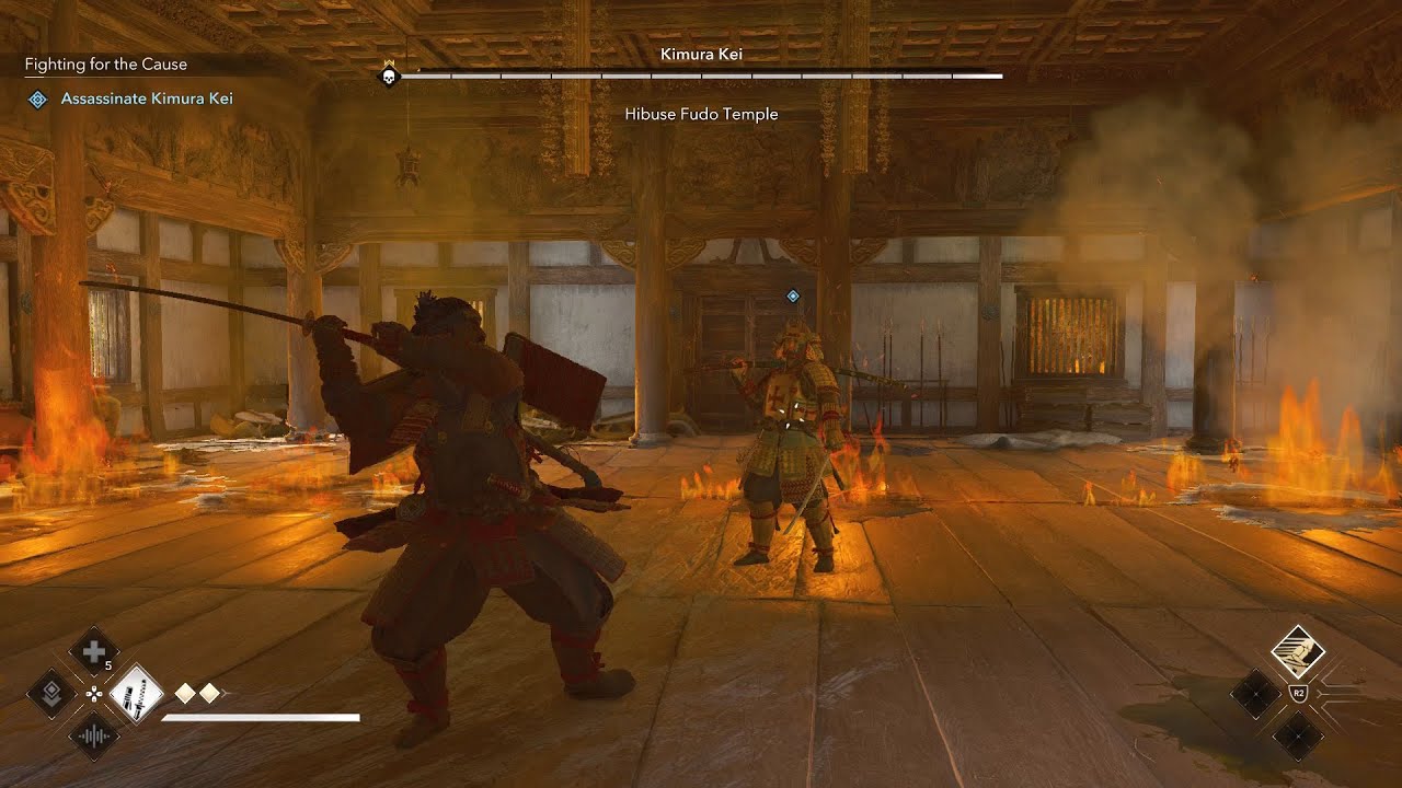 Assassin's Creed Shadows - Kimura Kei Boss Fight - YouTube