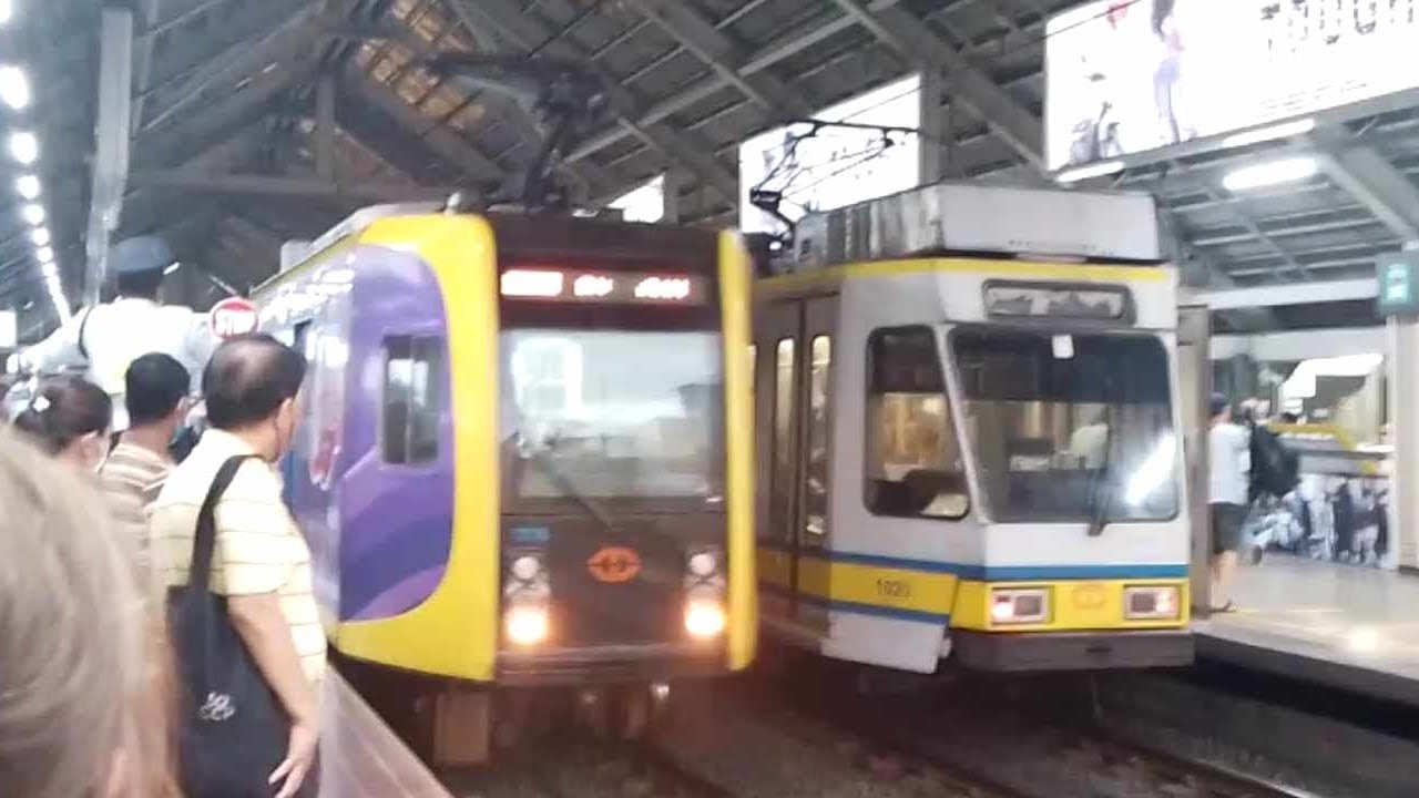 LRT 1 3rd Gen (3G) Train Ride from Monumento to Carriedo Front Cab View ...