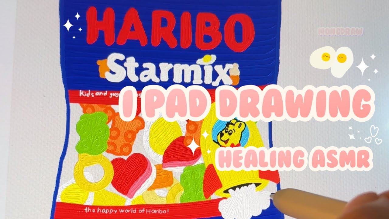 🧸 [Jelly] ️ Hobby ,Healing painting | Healing ASMR | Ipad drawing ...