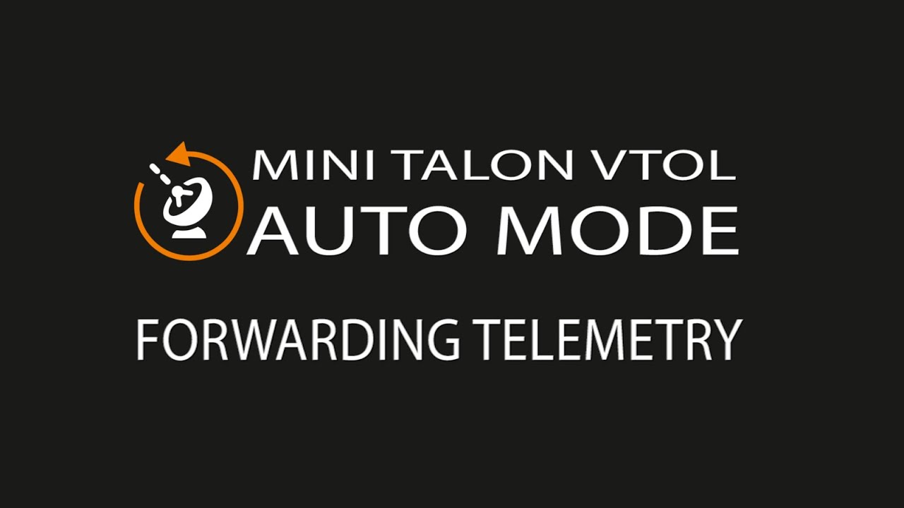 u360gts & Mini Talon VTOL: Forwarding Telemetry - YouTube
