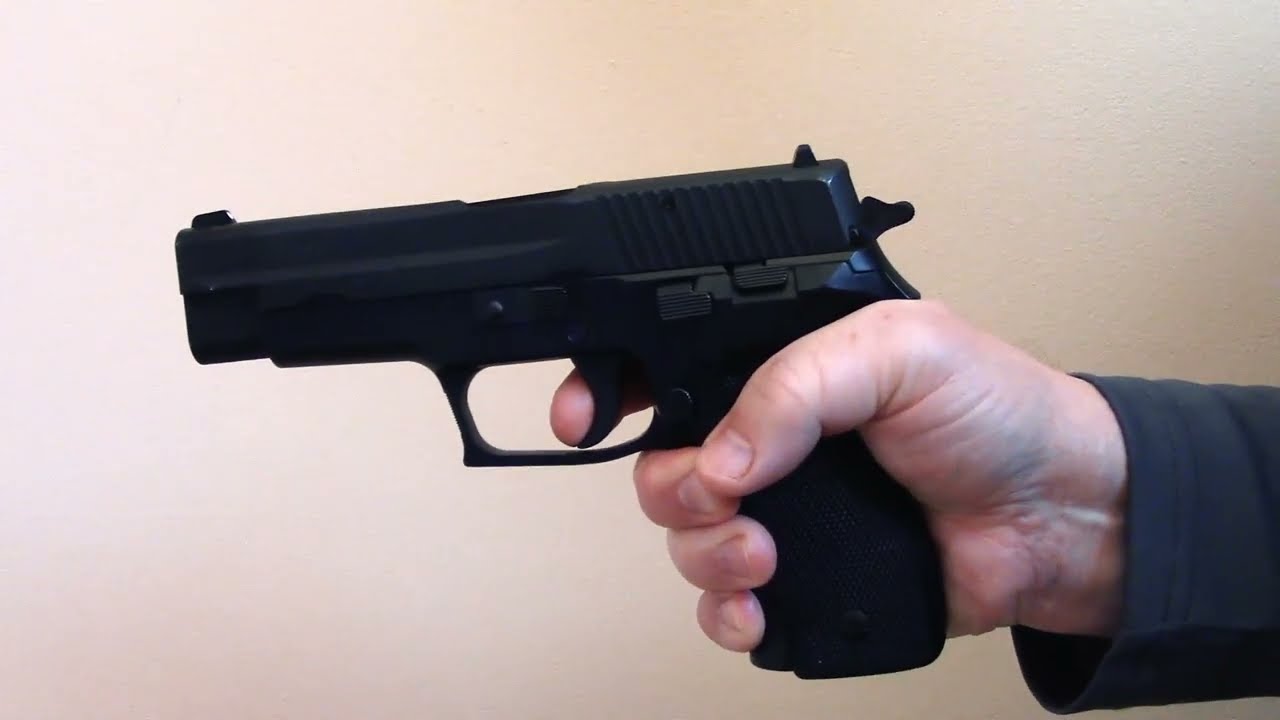 P226 trigger before and after the installation Grayguns Dual Adjustable ...