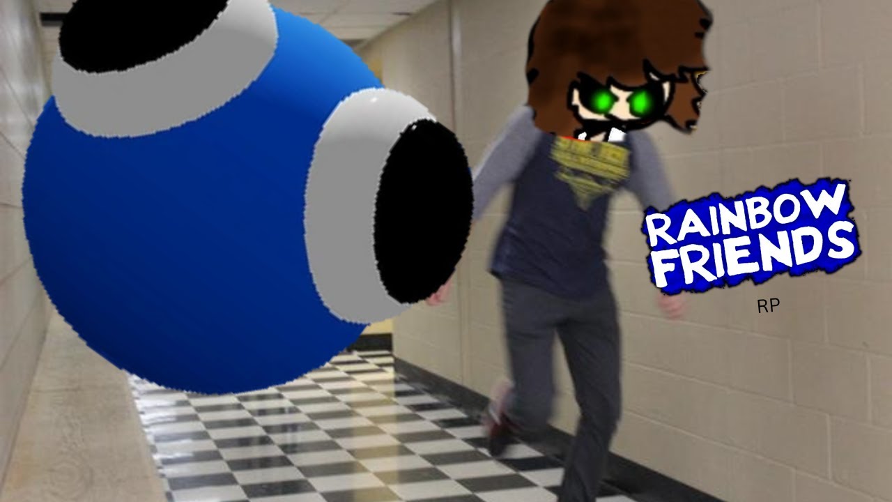 Roblox Rainbow Friends Roleplay | Running from random people - YouTube