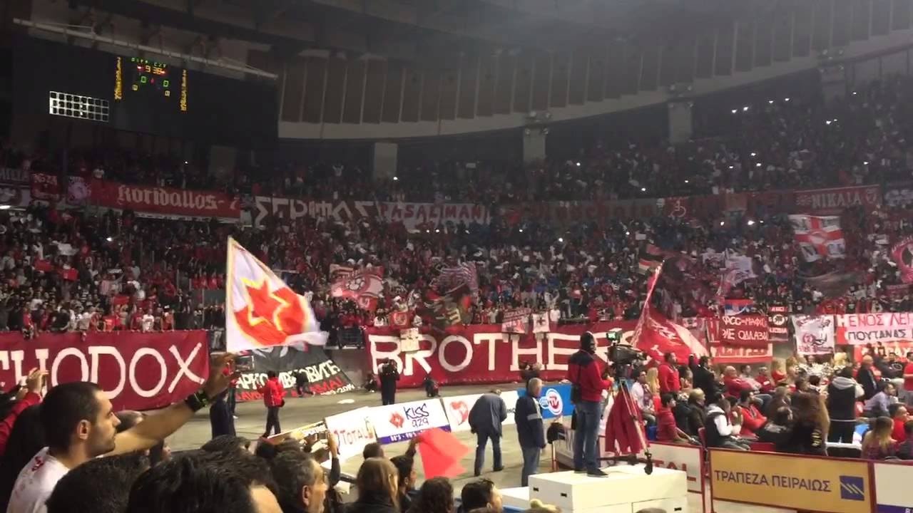 Olympiakos-Crvena Zvezda Orthodox Brothers Ολυμπιακος συνθηματα υπερ ...