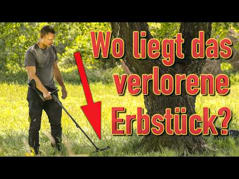 Ich suche VERLORENES ERBSTÜCK!! (Mit Metalldetektor) - Schatzsuche