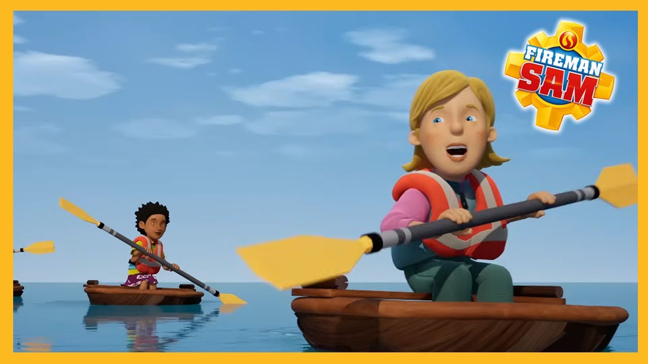 Pontypandy paddle boat race! 🔥 Fireman Sam water sports episodes - YouTube
