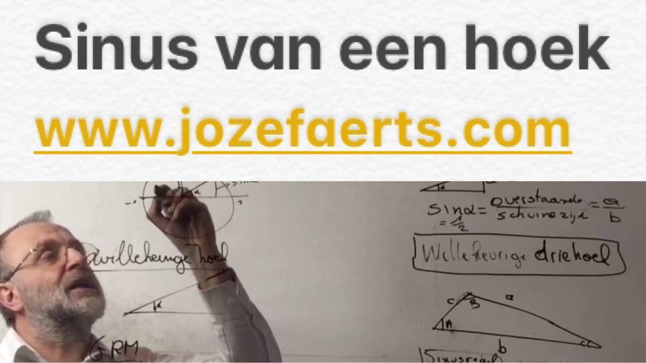 1021 Sinus van een hoek - YouTube
