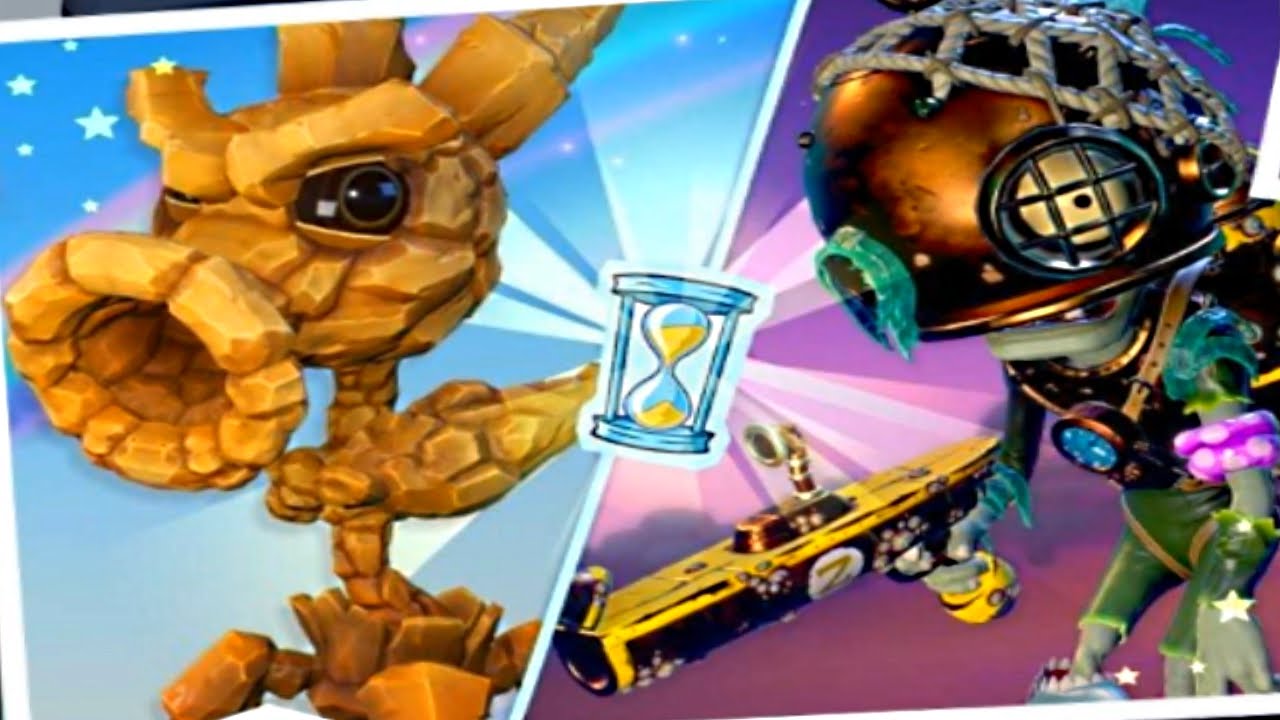 PvZ Garden Warfare 2: HERO SHOWCASE Rock Pea & Scuba Soldier ...
