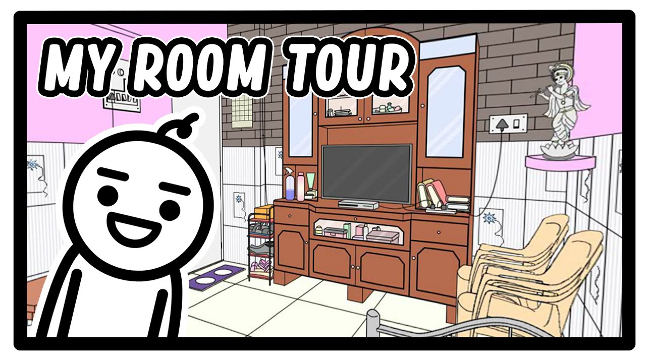 My Room Tour | Animated House (360° VR) - YouTube