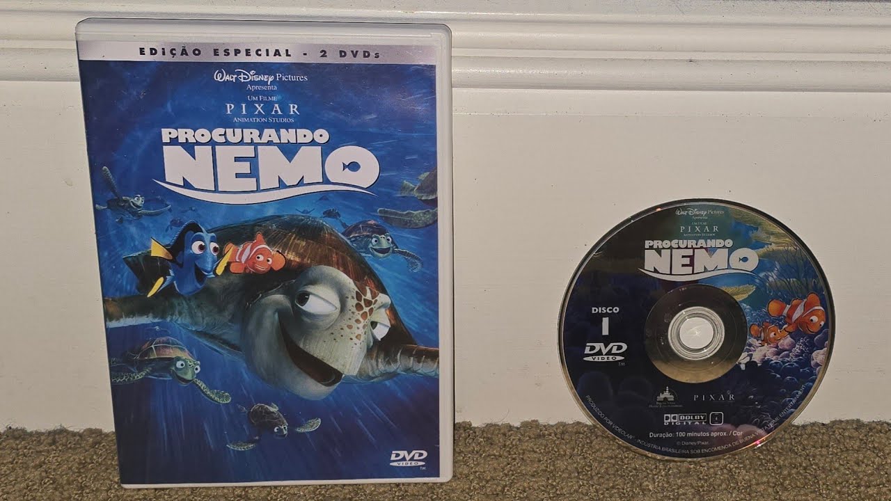 Finding Nemo Brazilian DVD Walkthrough (2004) - YouTube