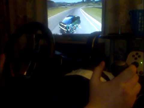 LFS XRT Drift onboard with G27 900 degree wheel - YouTube