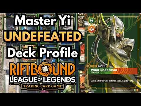 Undefeated Master Yi Deck Profile│Riftbound Vendetta