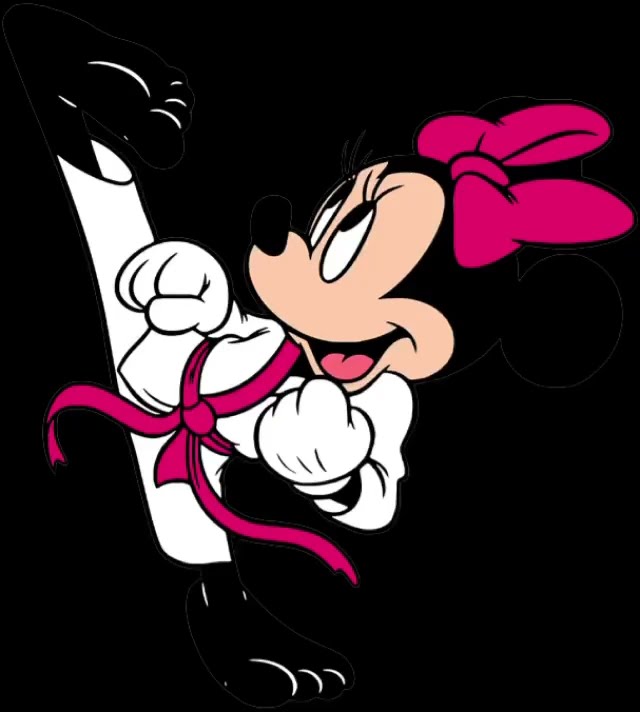 Minnie Mouse Doing Karate - YouTube
