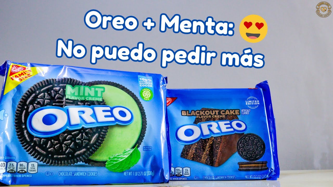 ¡Galletas OREO sabor MENTA y BLACK OUT CAKE! 😋 | RESEÑA - YouTube