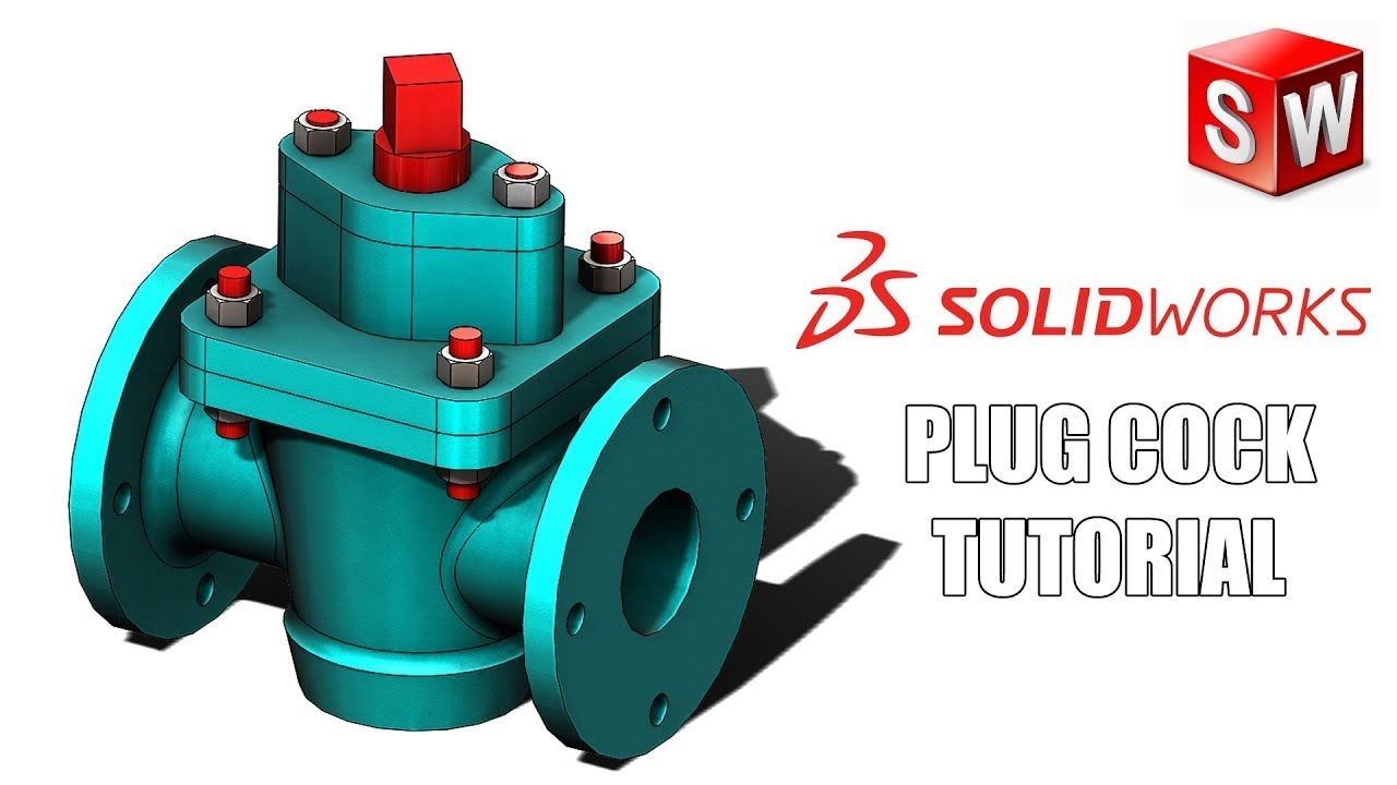 Plug Cock Tutorial in Solidworks - Solidworks Tutorial - YouTube