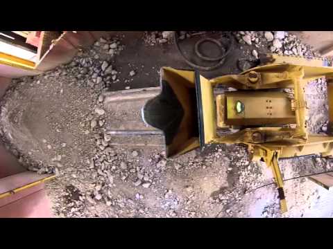 Eimco 26H hydraulic loader remote control test - YouTube