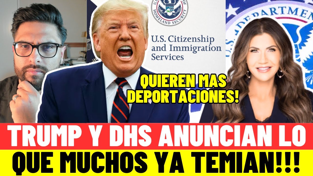 USCIS Y DHS Y DONALD TRUMP HACEN OFICIAL EL ANUNCIO QUE MUCHOS TEMÍAN ...