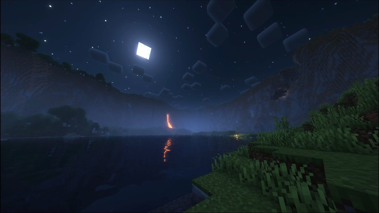 Minecraft | Relax And 🌕 Sleep | Relaxing Music And Ambience - YouTube