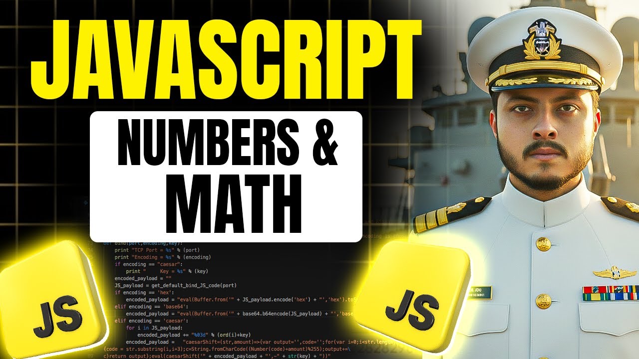 JavaScript Numbers & Math Object Explained | Random Number Generation | Javascript Full Course ...