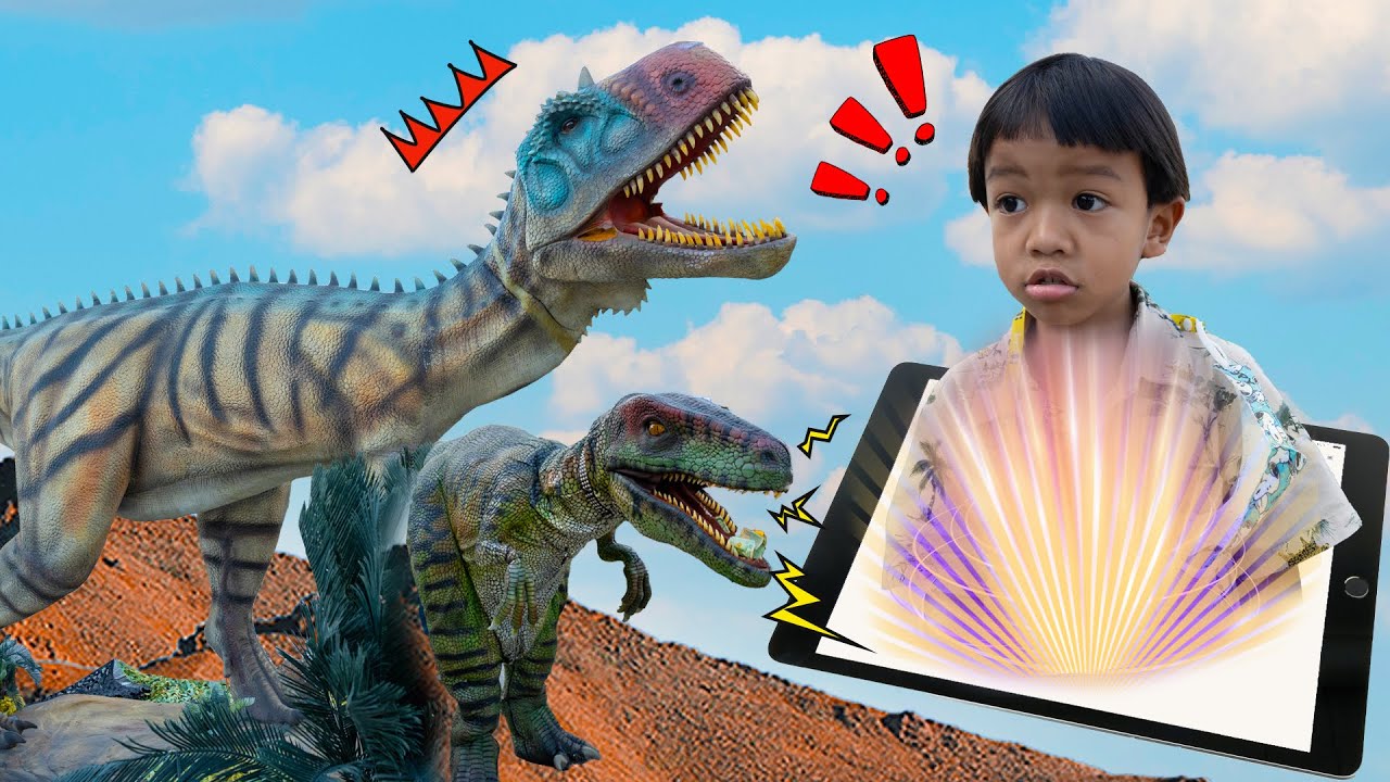 หลุดไปโลกโดโนเสาร์ Dino Fest แรฟเตอร์เดินได้ | พี่ปลื้ม - YouTube